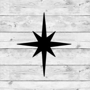 North Star Decal | North Star Sticker | North Star Vinyl Decal | Star ...