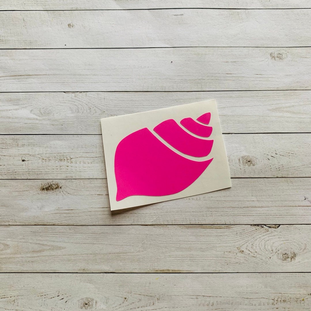 Shell Decal | Shell Vinyl Decal | Shell Sticker | Seashell Sticker ...