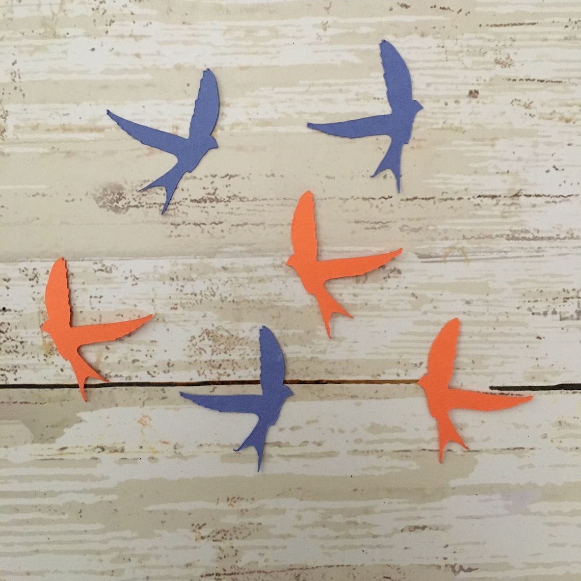 Barn Swallow Confetti Barn Swallow Cut Outs Swallow - Etsy