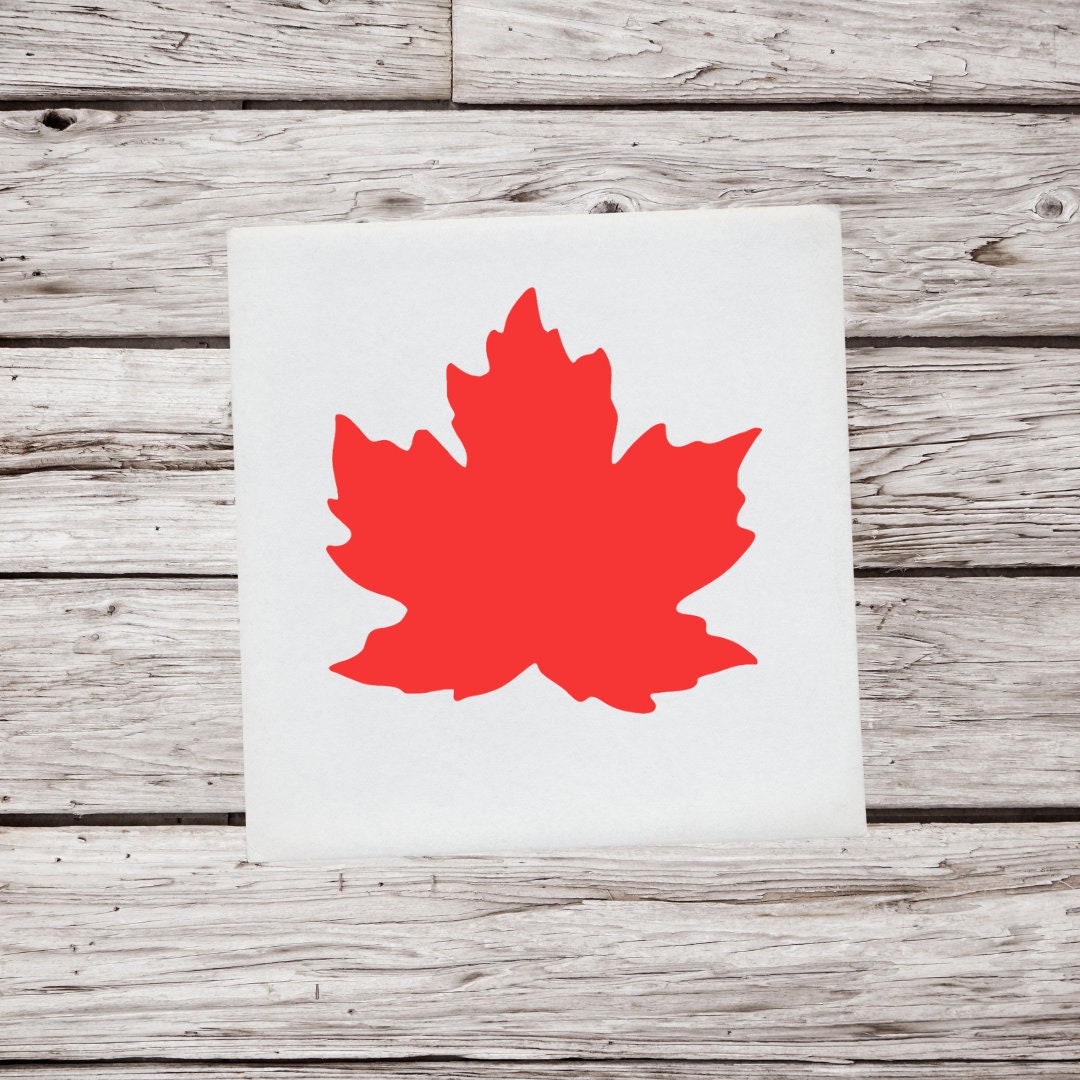 Maple Leaf Decal, Maple Leaf Sticker, Leaf Decal, Leaf Sticker, Fall ...