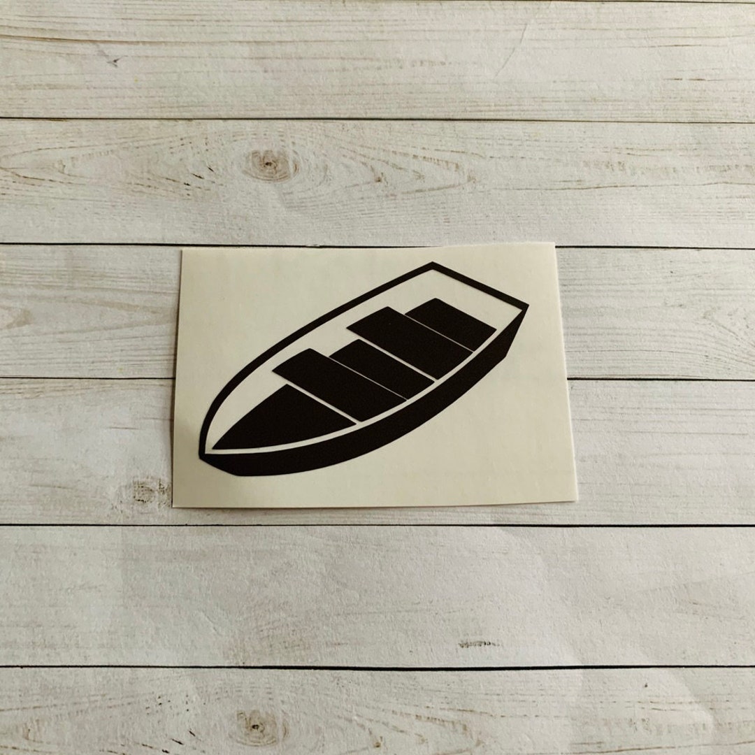 Fishing Boat Decal | Row Boat Decal | Boat Sticker | Boat Decal | Boat ...