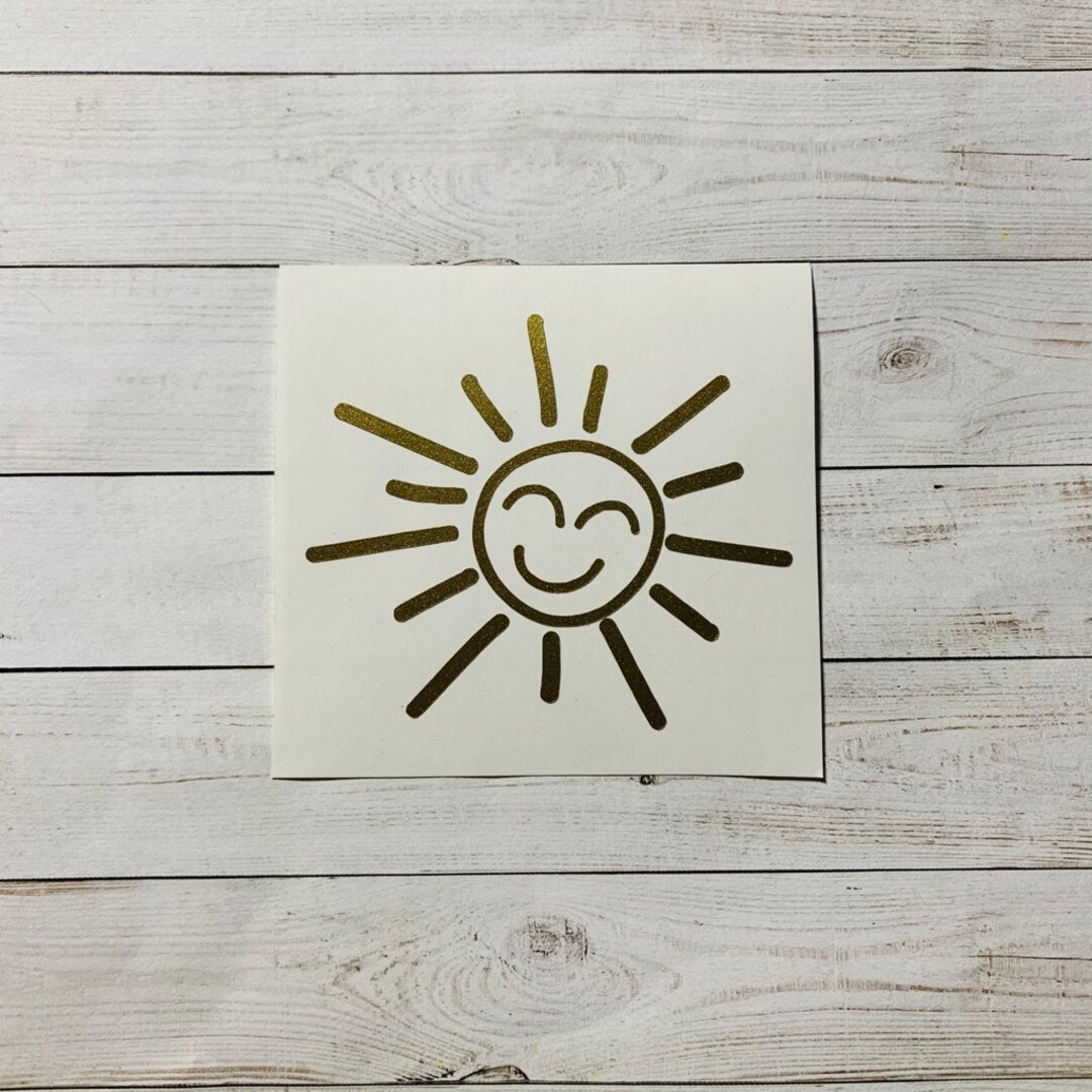 Sun Decal | Sun Vinyl Decal | Sun Sticker | Weather Decal | Outer Space ...