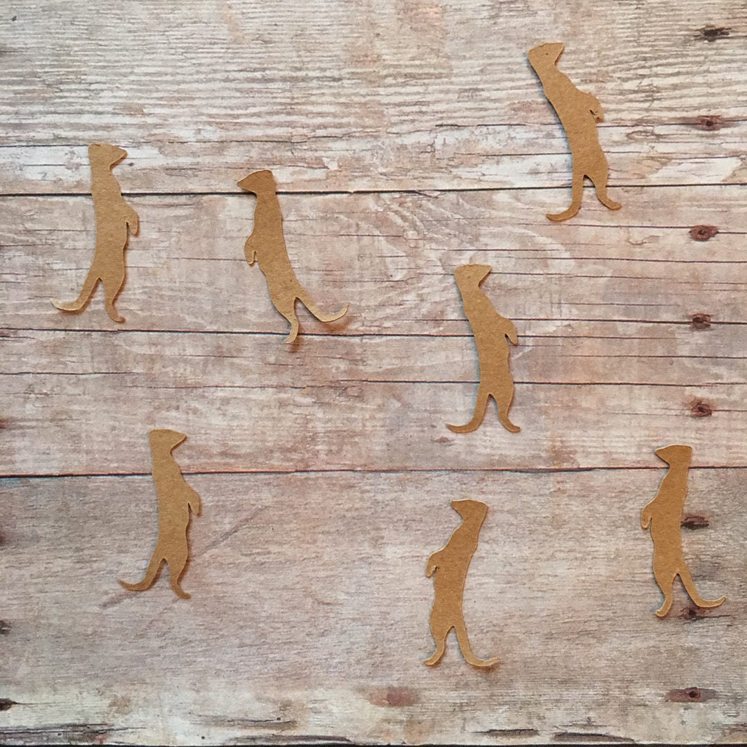 Meerkat Confetti | Meerkat Cut Outs | Meerkat Decorations | Safari ...