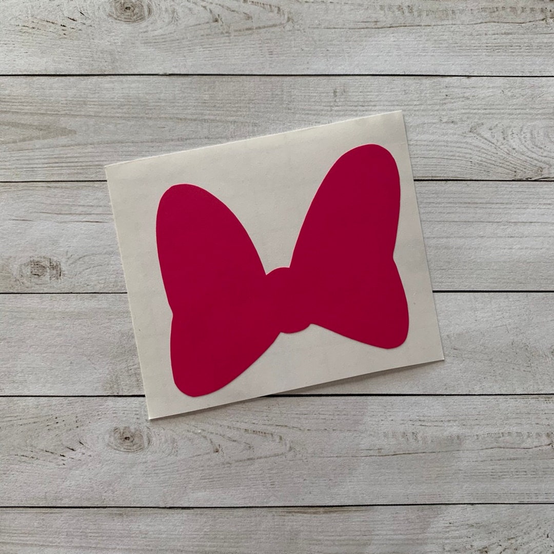 Bow Decal | Bow Vinyl Decal | Bow Sticker | Ribbon Decal | Ribbon ...
