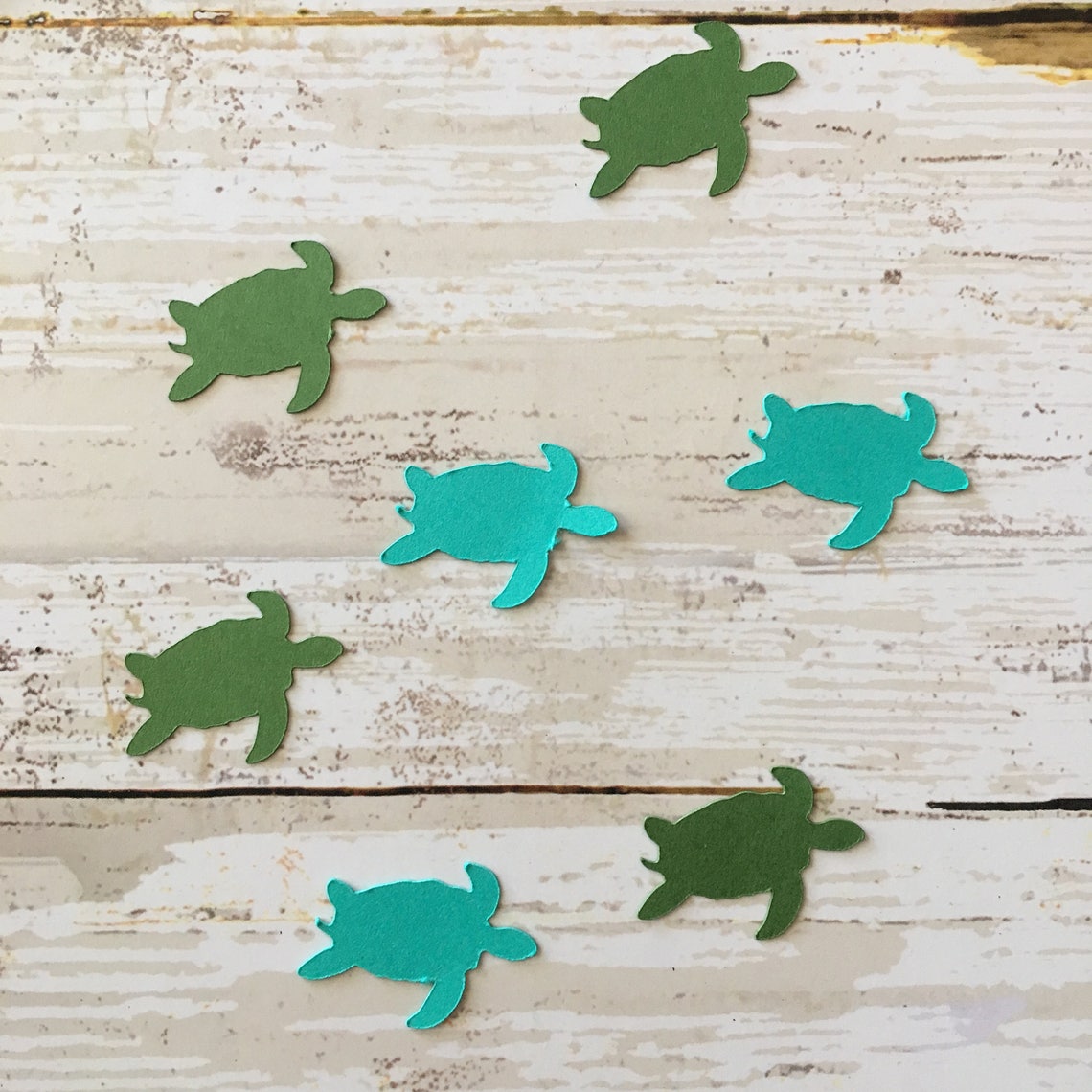 Sea Turtle Confetti Sea Turtle Cut Out Sea Turtle - Etsy