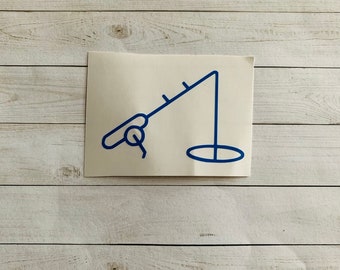 Ice Fishing Decal - Etsy