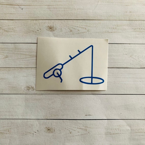 Ice Fishing Decal Ice Fishing Sticker Fishing Sticker | Etsy