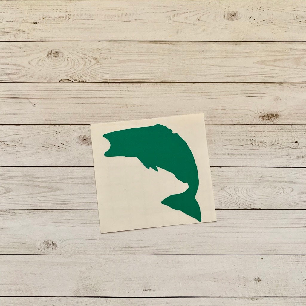 Largemouth Bass Decal Bass Decal Bass Vinyl Decal Bass | Etsy