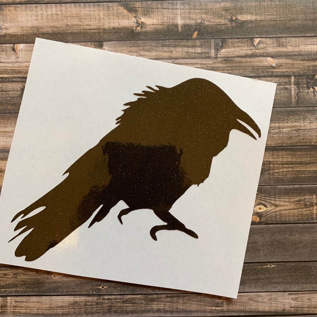 Crow Decal | Crow Vinyl Decal | Crow Sticker | Raven Decal | Raven ...