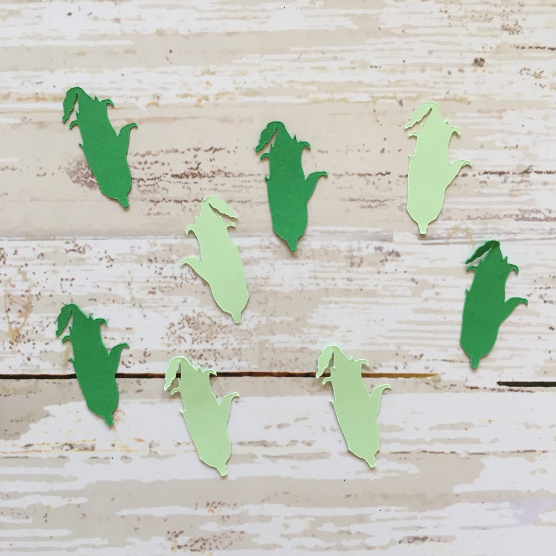 Corn Confetti | Corn Cut Outs | Corn Decoration | Corn Die Cuts ...