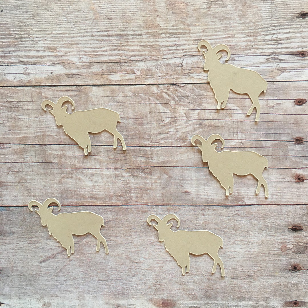 Mountain Goat Confetti Goat Cut Outs Goat Confetti Mountain Theme ...
