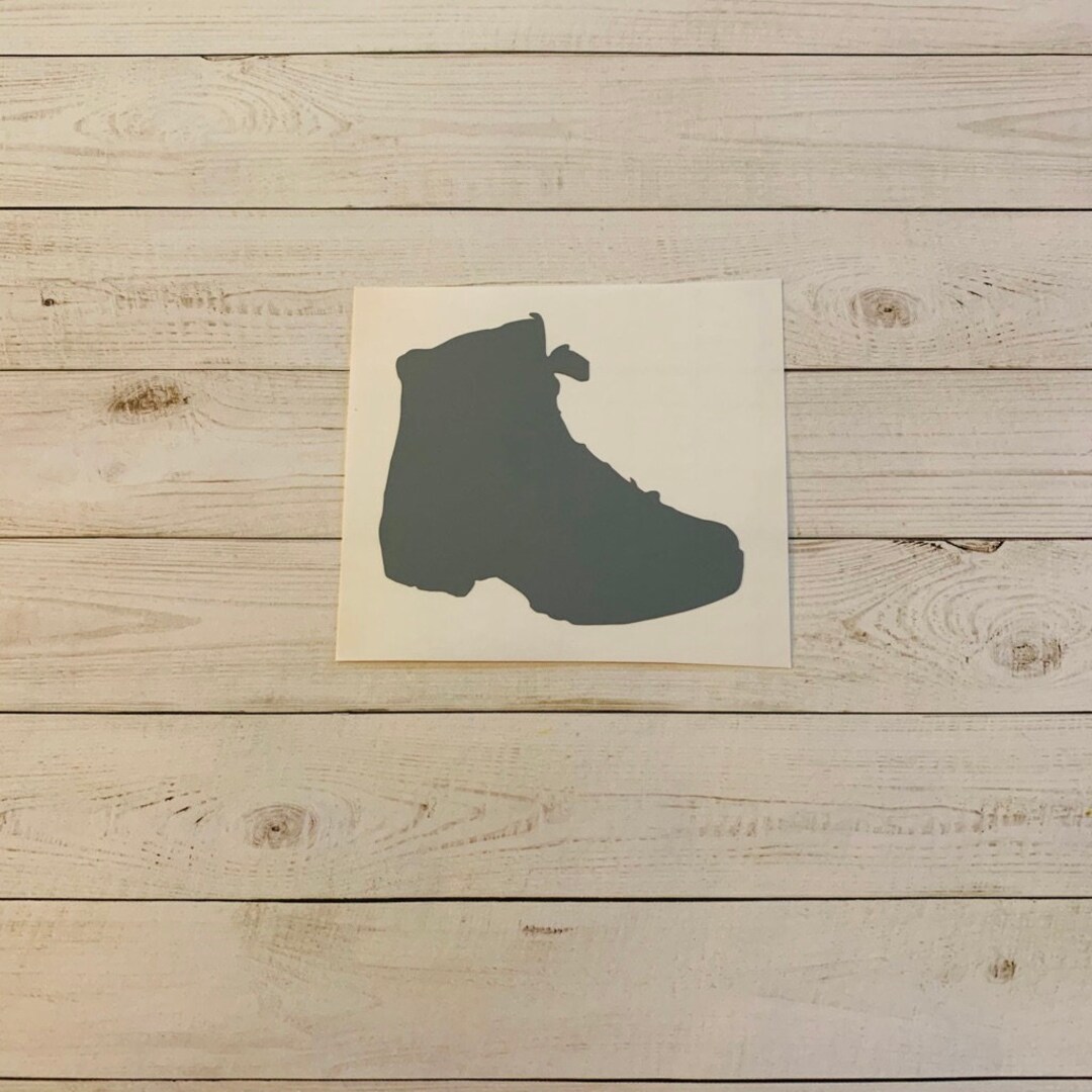 Hiking Boot Decal | Boot Decal | Boot Sticker | Shoe Decal | Shoe ...