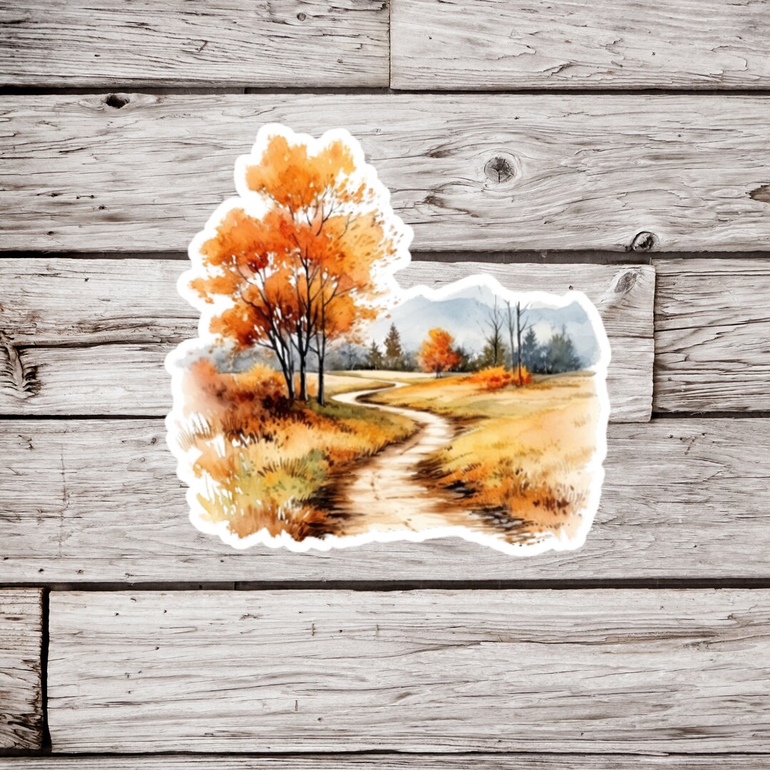 Country Roads Sticker, Autumn Sticker, Fall Sticker, Country Sticker ...
