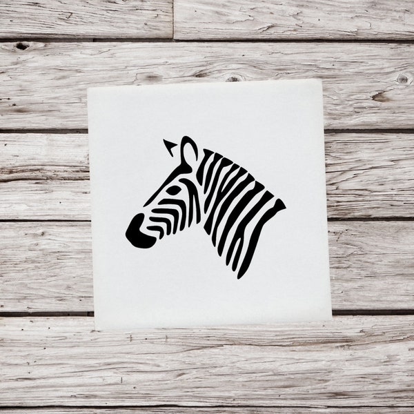 Zebra Decal - Etsy