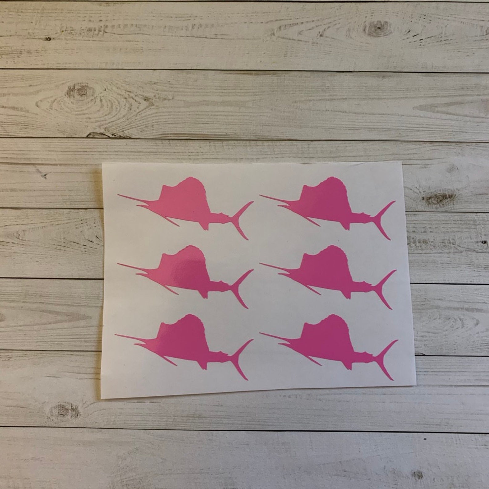 Sailfish Decal Sailfish Vinyl Decal Sailfish Sticker Swordfish Decal ...