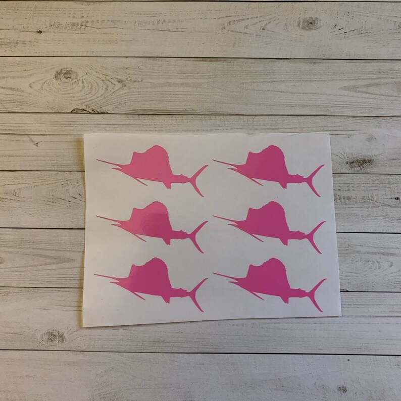 Sailfish Decal Sailfish Vinyl Decal Sailfish Sticker - Etsy