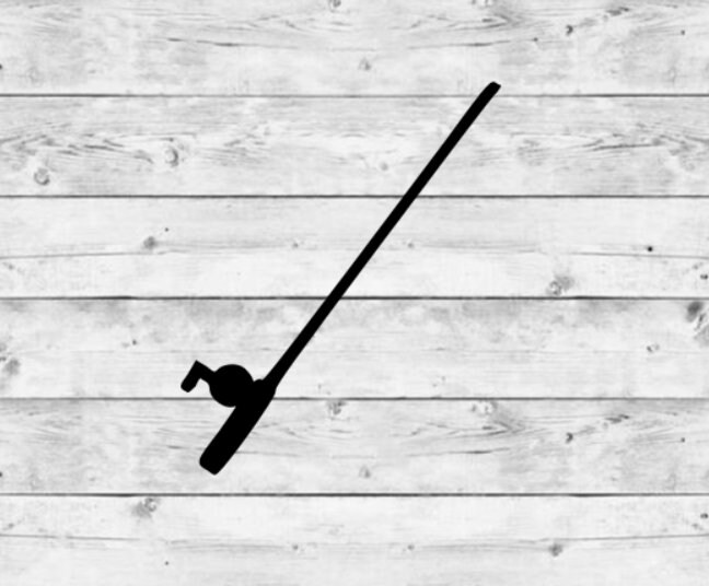 Fishing Pole Decal Fishing Pole Sticker Fishing Rod Decal | Etsy