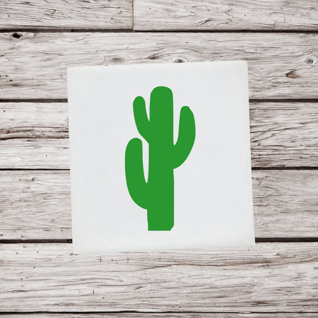 Cactus Decal, Cactus Vinyl Decal, Cactus Sticker, Succulent Decal ...