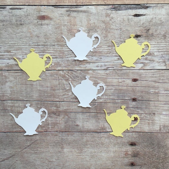 Teapot Confetti Teapot Cut Out Teapot Decoration Tea - Etsy