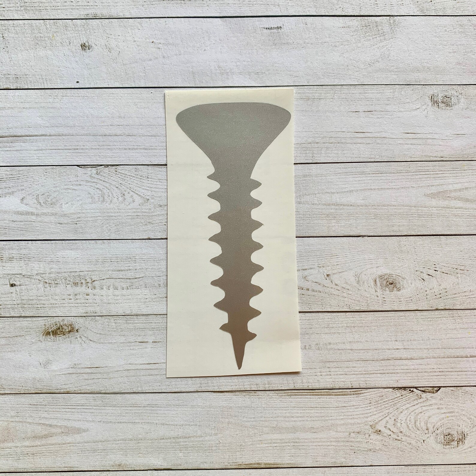 Screw Decal Screw Vinyl Decal Screw Sticker Screw Driver - Etsy