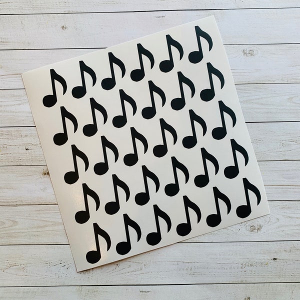 Music Notes Decal - Etsy