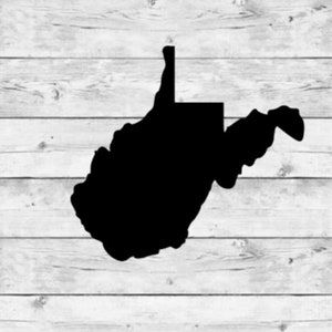 West Virginia Decal | West Virginia State Decal | West Virginia Vinyl ...