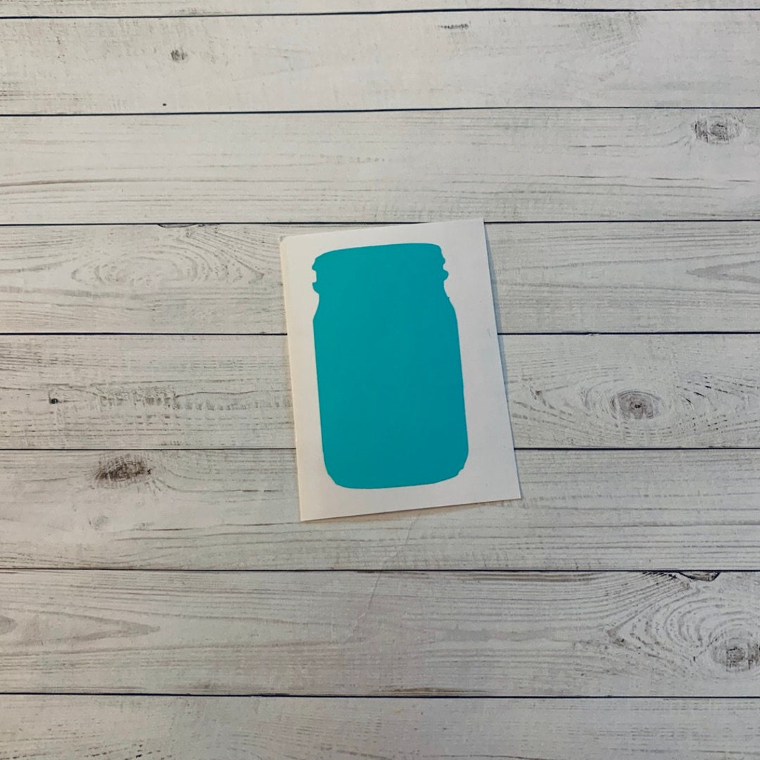 Mason Jar Decal | Mason Jar Sticker | Jar Decal | Jar Sticker | Canning ...