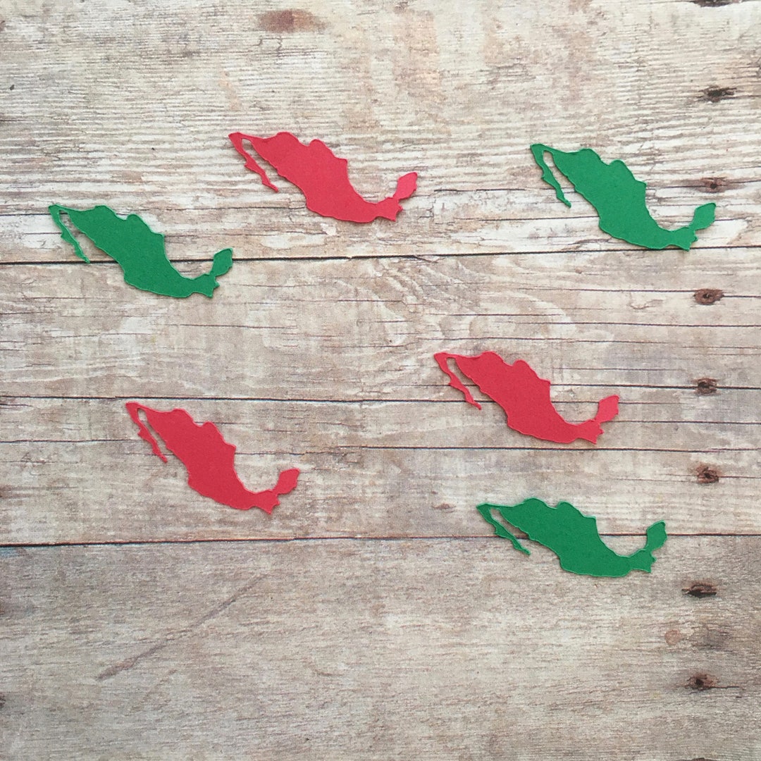 Mexico Confetti | Mexico Cut Out | Mexico Decorations | Mexico Crafts ...