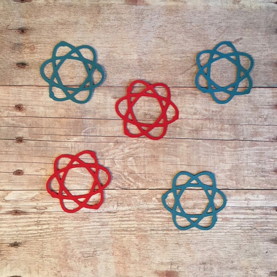 Atom Confetti Atom Cut Out Atom Decoration Science - Etsy