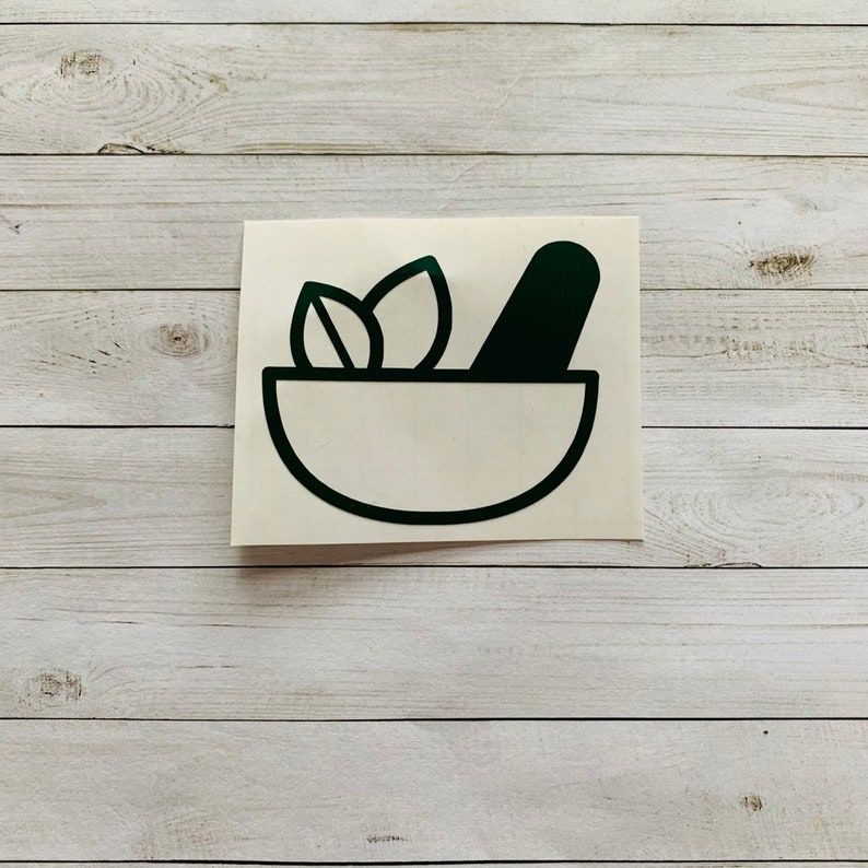 Mortar and Pestle Decal | Mortar and Pestle | Nurse Decal | Doctor ...