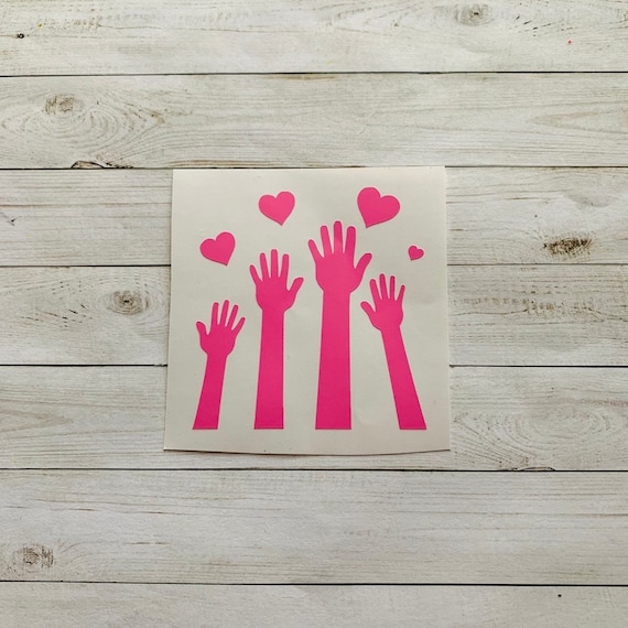 Hand Decal Hand Sticker Hands Decal Hands Sticker - Etsy