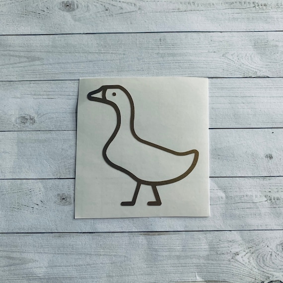 Goose Decal Goose Vinyl Decal Goose Sticker Mother Goose | Etsy