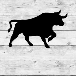 Bull Decal | Bull Sticker | Bull Vinyl Decal | Bull Decoration | Bull ...