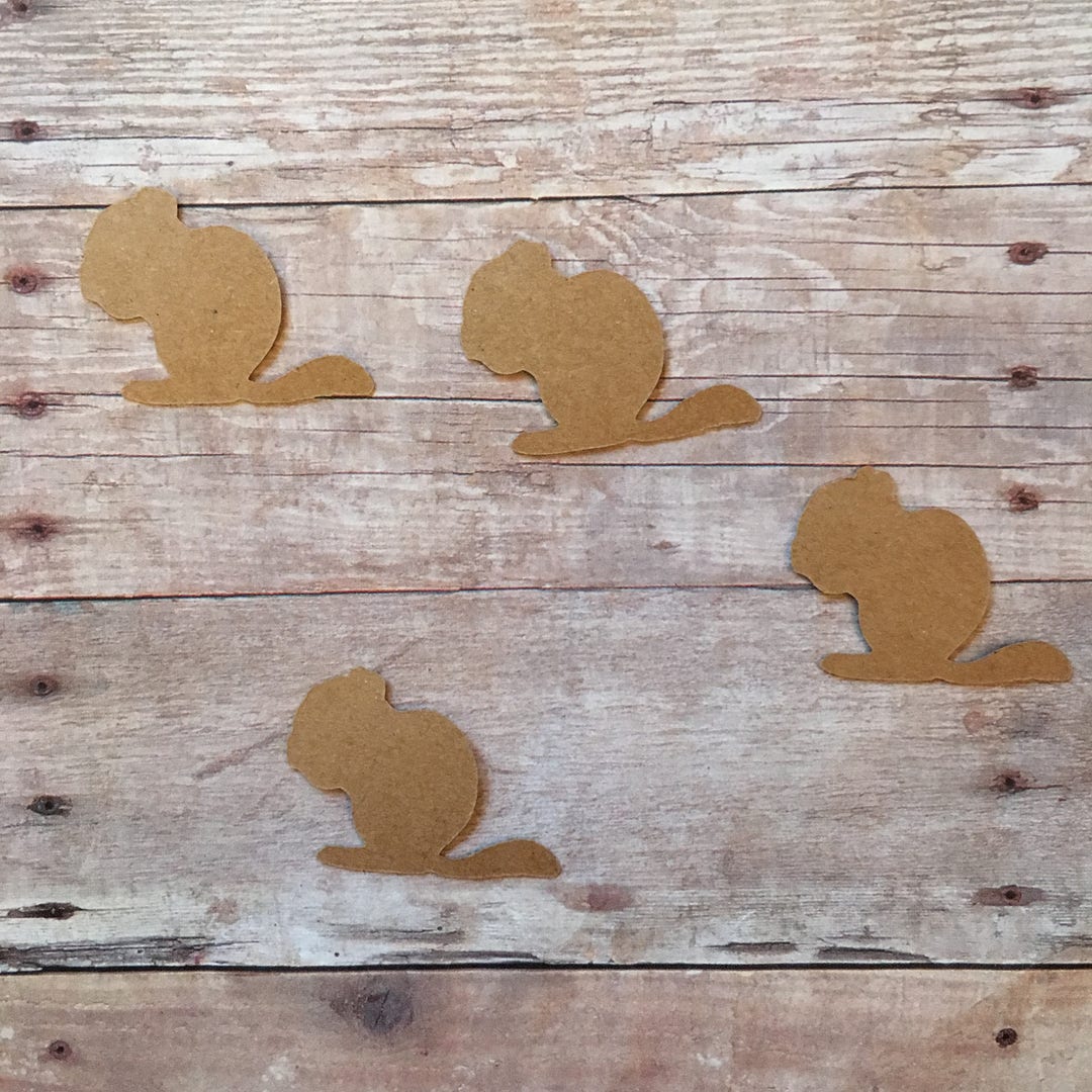 Chipmunk Confetti | Chipmunk Cut Outs | Chipmunk Decorations | Squirrel ...