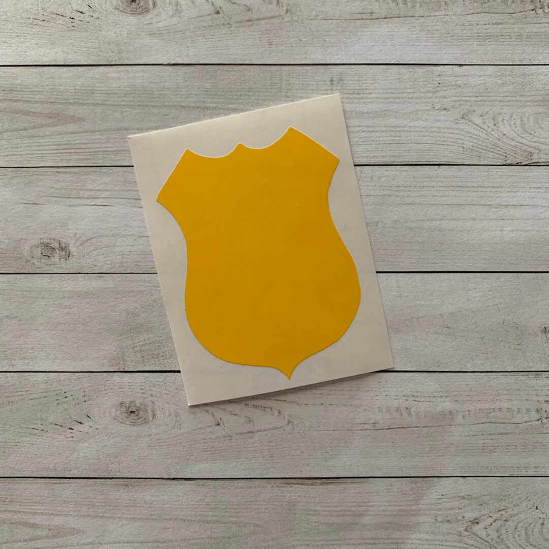 Badge Decal | Badge Vinyl Decal | Badge Sticker | Police Decal | Police ...