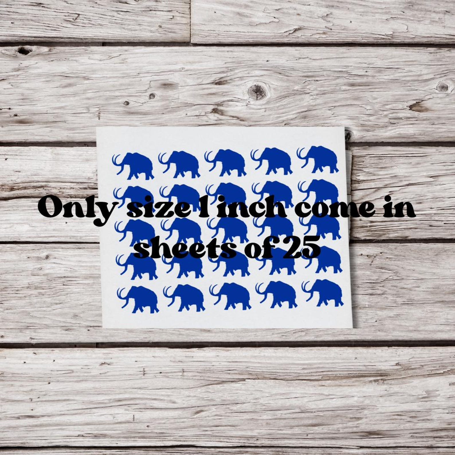 Woolly Mammoth Sticker, Mammoth Decal, Extinct Animals, Science Decal ...