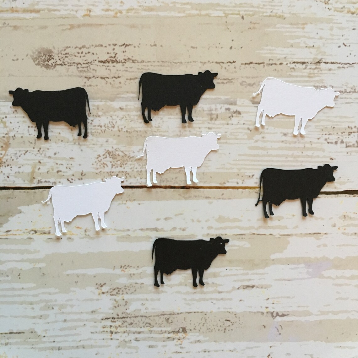 Cow Confetti Cow Cut Outs Cow Directions Fam Theme - Etsy UK
