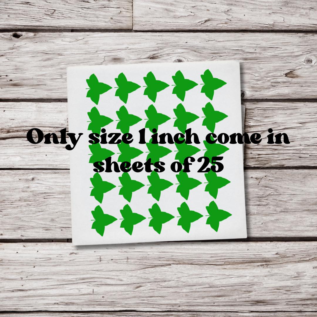 Ivy Leaf Decal, Ivy Leaf Sticker, Ivy Leaf Vinyl Decal, Leaf Sticker ...