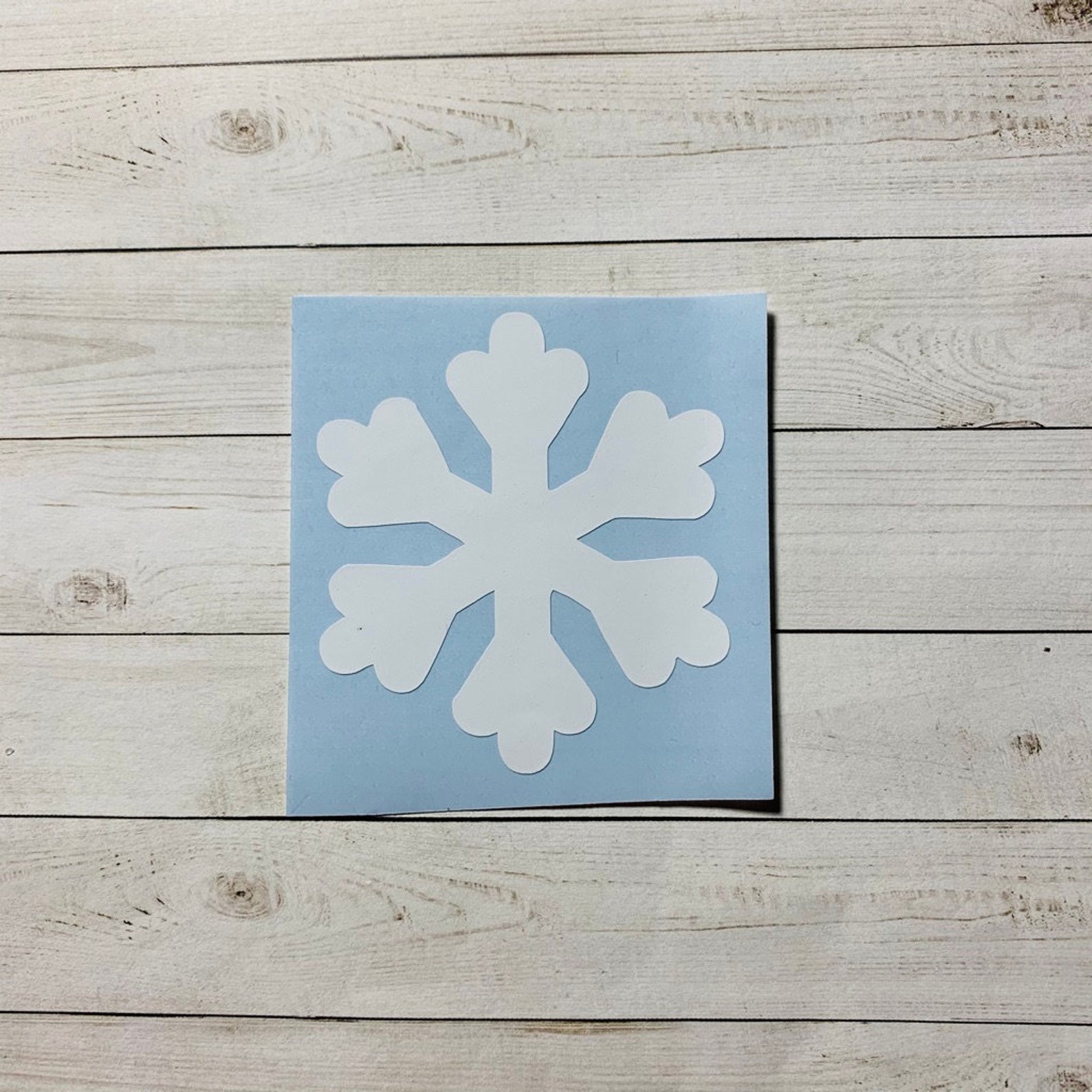 Snowflake Decal Snowflake Vinyl Decal Snowflake Sticker | Etsy