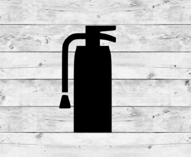 Fire Extinguisher Decal Fire Extinguisher Vinyl Decal Fire - Etsy