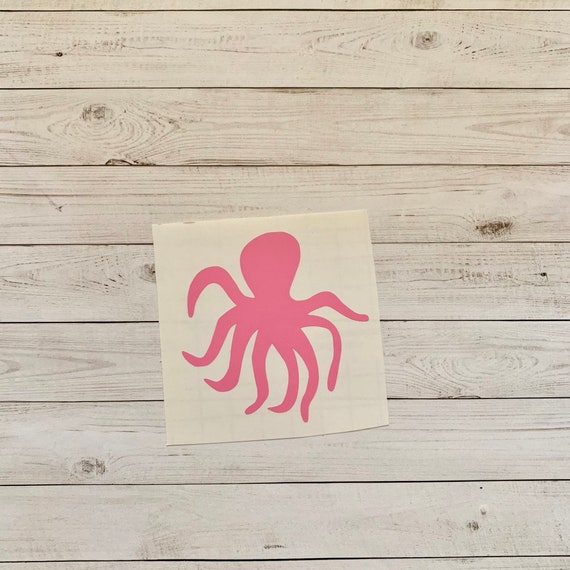 Octopus Decal Octopus Vinyl Decal Octopus Sticker Animal | Etsy