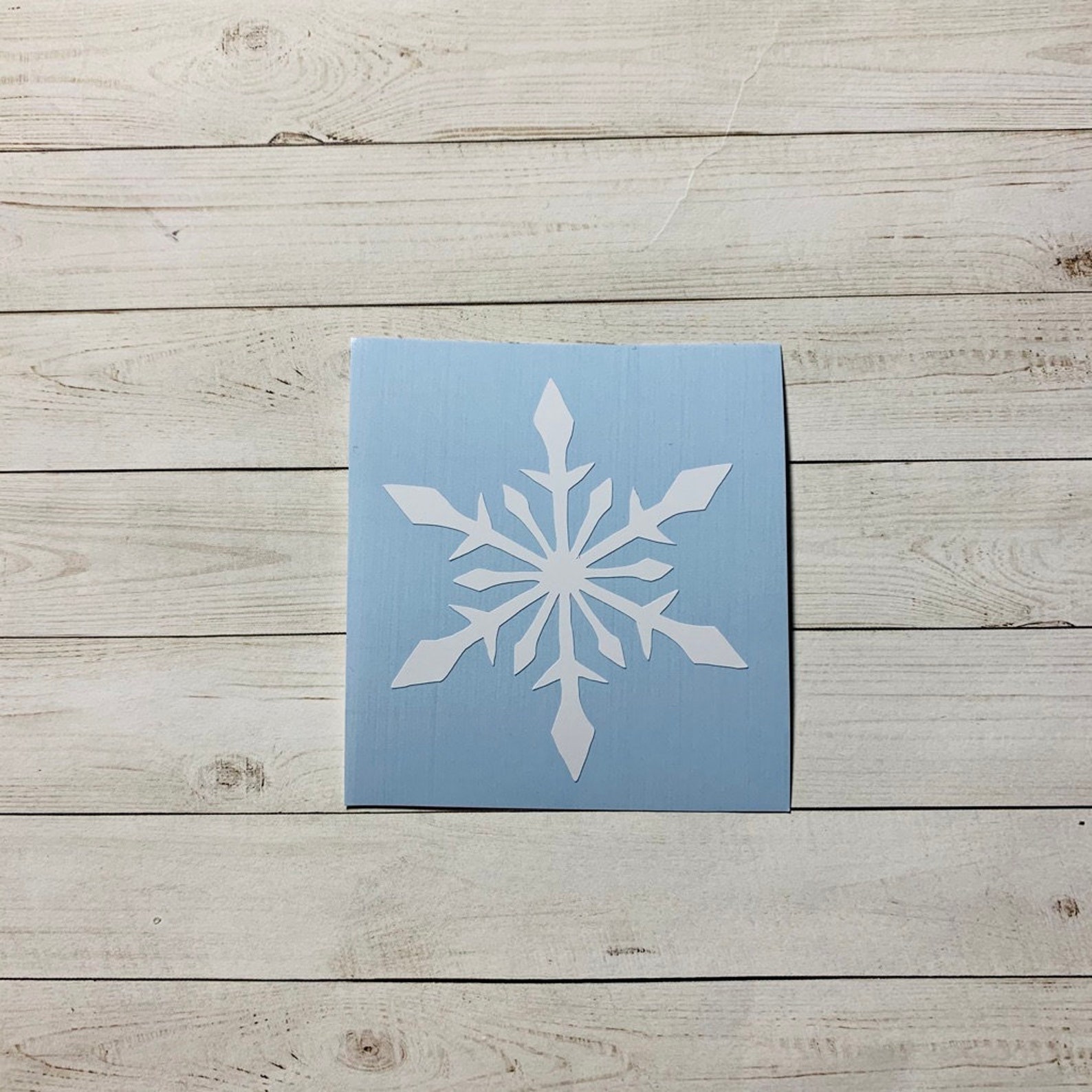 Snowflake Decal Snowflake Vinyl Decal Snowflake Sticker | Etsy