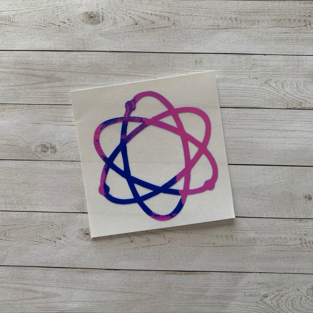 Atom Decal | Atom Vinyl Decal | Atom Sticker | Science Decal | Science ...