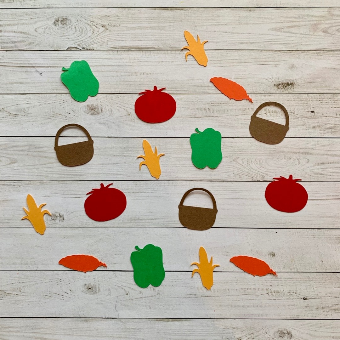 Harvest Confetti Set Fall Confetti Autumn Confetti Garden Confetti ...