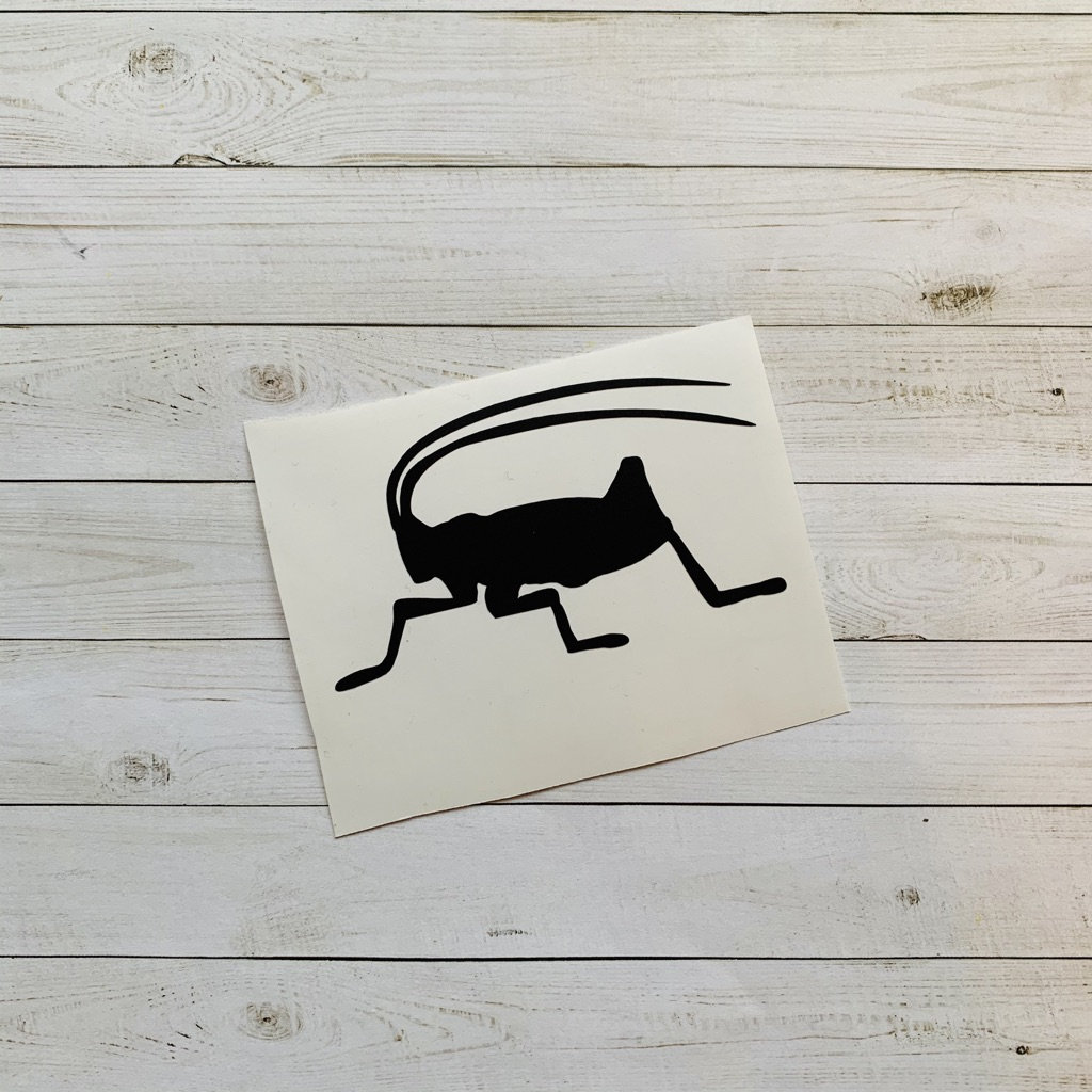 Cricket Decal Cricket Vinyl Decal Cricket Sticker Bug | Etsy