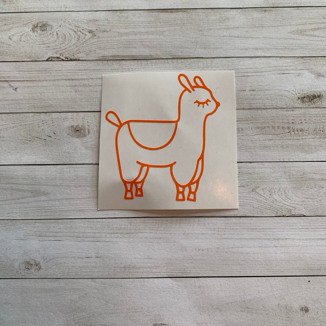Lama Decal Lama Sticker Alpaca Decal Alpaca Sticker Lama Decoration ...