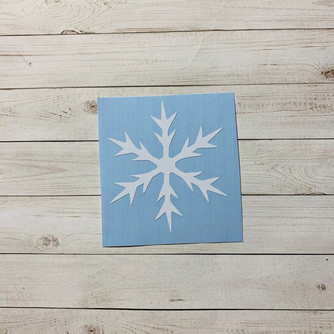Snowflake Decal | Snowflake Vinyl Decal | Snowflake Sticker | Snow ...