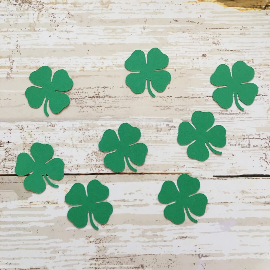 Shamrock Confetti | Shamrock Cut Outs | Clover Confetti | Four Leaf ...