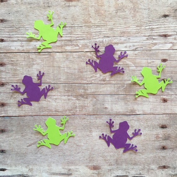 Tree Frog Confetti Frog Cut Outs Frog Decorations | Etsy