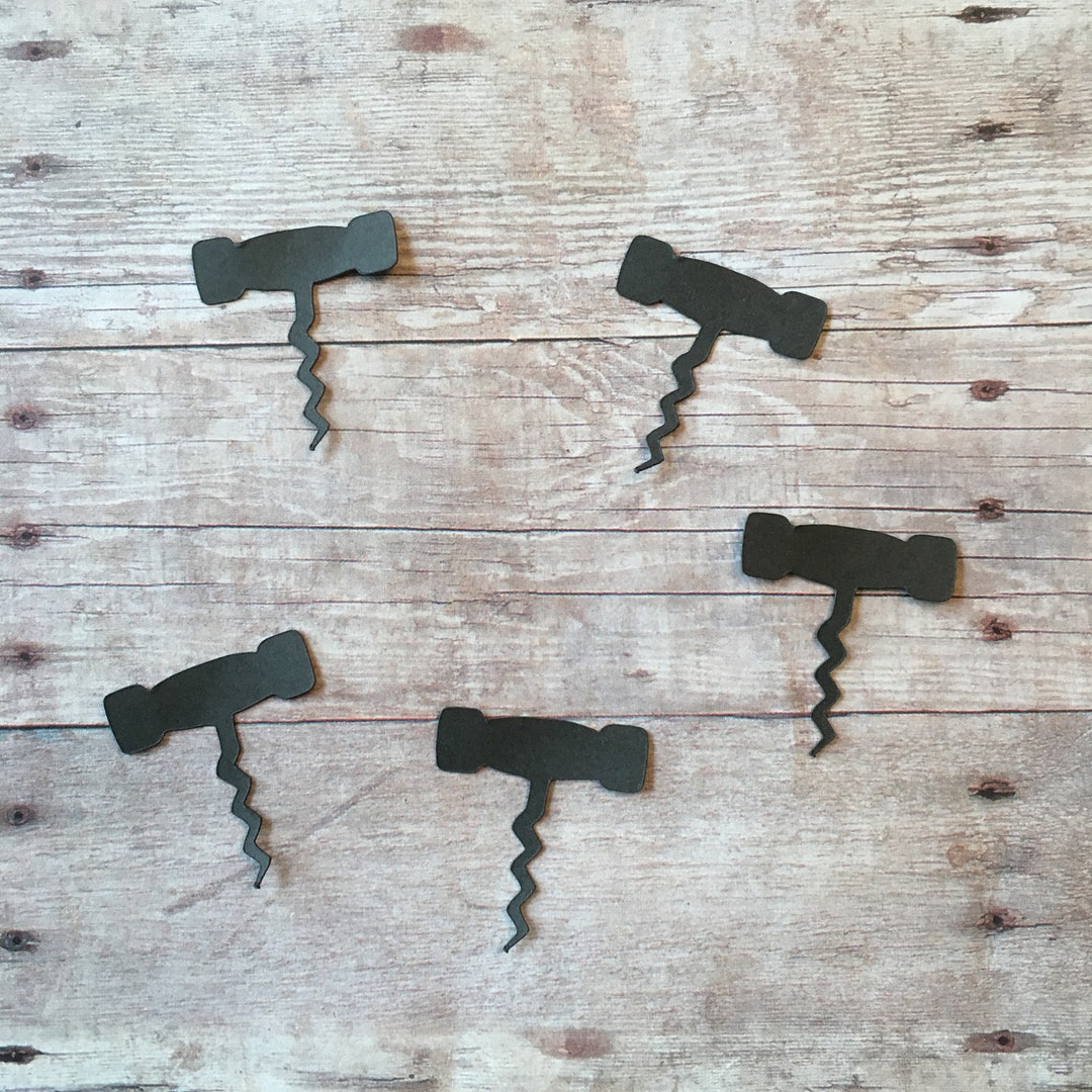 Corkscrew Confetti | Corkscrew Cut Out | Wine Confetti | Wine Cut Out ...